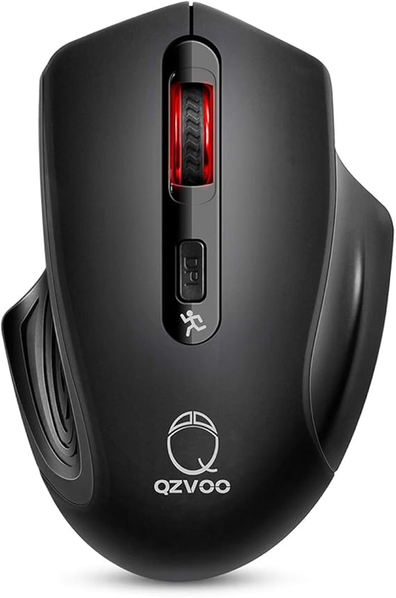 QZVOO Funkmaus PC Maus Kabellos Computermaus Kabellos: Amazon.de ...