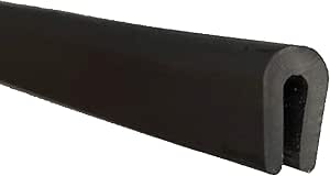 Rubber U Channel Edge Trim Small, Fits 1/16 inch Edge (1.6mm), Length ...