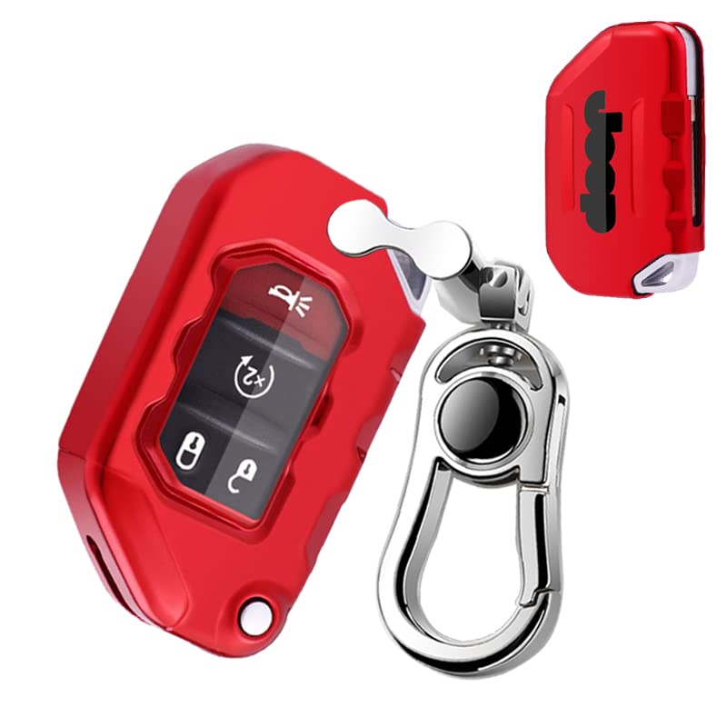 Mua K LAKEY Jeep Wrangler Folding Key Fob Cover,Compatible with 2018 ...