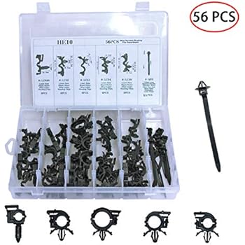 Amazon.com: 54 x Wiring Harness Wire Loom Routing Clips Assortment ...