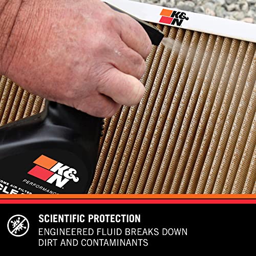 K&N HVAC Filter Cleaner: 32 Oz Spray Bottle Filter Cleaner and Refresher; Restores K&N Home Air ...