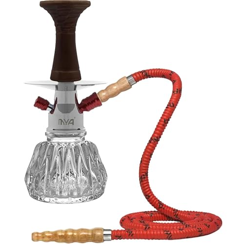 MYA Heera Stainless Steel Small Hookah Blue - Small portable hookah ...
