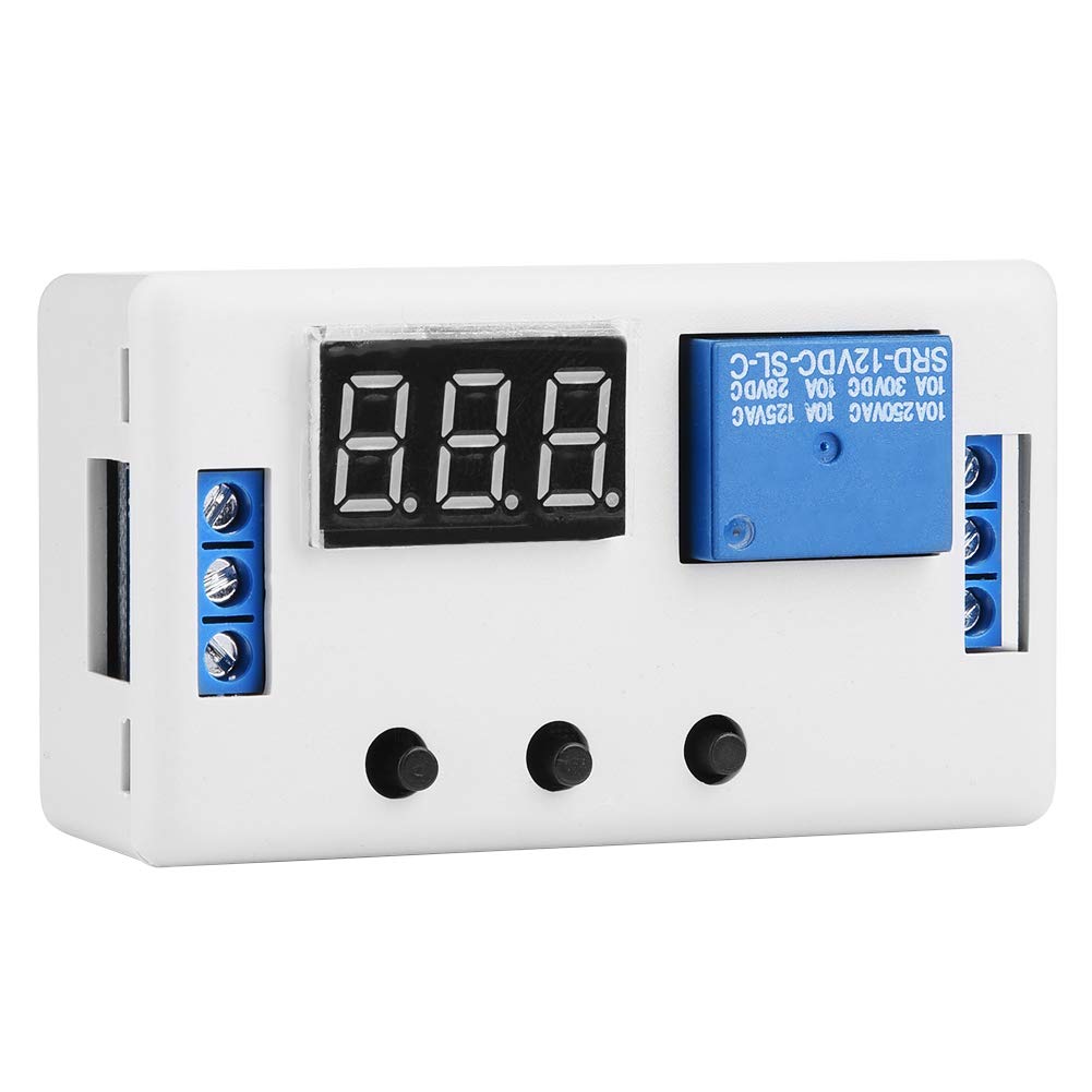 Timer Relay,12V LED Display Adjustable Timer Relay Automation Control Switch Module – BigaMart