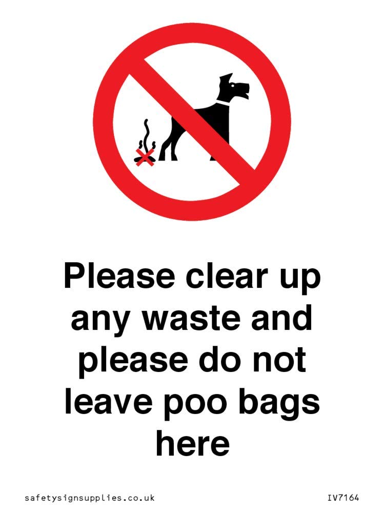 Please clear up any waste and please do not leave poo bags here – BigaMart