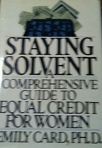 Staying Solvent: Card, Emily: 9780030629549: Amazon.com: Books