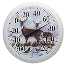 Amazon.com: Springfield Outdoor Thermometer, 13.25-Inch, Winter Deer ...