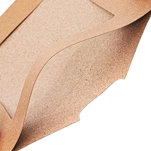 Juvale Photo Insert Cards with Envelopes, Brown Kraft Paper (4x6 in, 50 ...