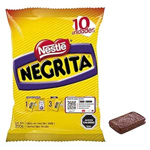 Negrita Nestle 10 Pieces Pack. Traditional Chilean Cookie, Vanilla ...
