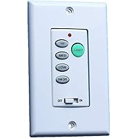 Hunter 27186 Fan/Light Wall Mount Control - Ceiling Fan Wall Controls ...