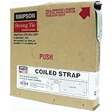 Amazon.com: Simpson Strong-Tie CS14 Galvanized Coiled Utility Strap, 14 ...