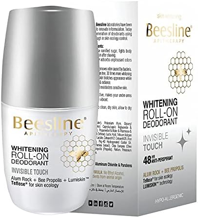 Beesline Invisible Touch Whitening Roll On Deodorant For Unisex, 50ml ...