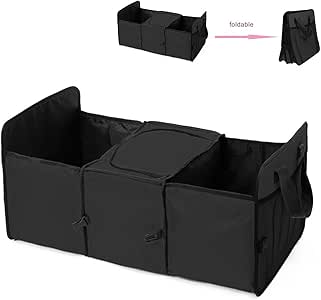 Amazon.com: Oileus Car Trunk Organizer with Cooler, Collapsible Car ...