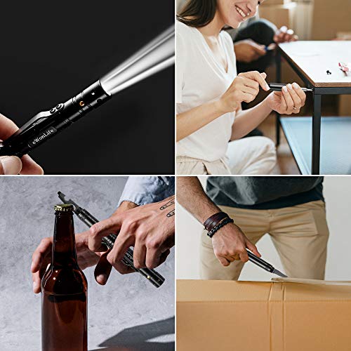 eWonLife Tactical Pen with Multi-tool, LED Tactical Flashlight ...