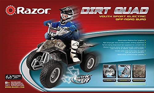 Razor Dirt Quad Electric Four-Wheeled Off-Road Vehicle - Camo Black ...