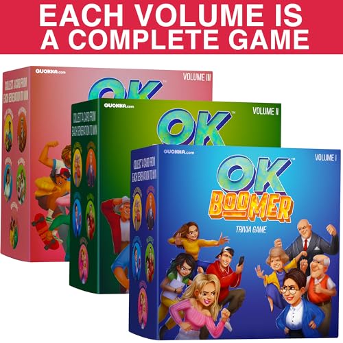 QUOKKA OK Boomer Blue Family Games for Kids and Adults - Board Games ...