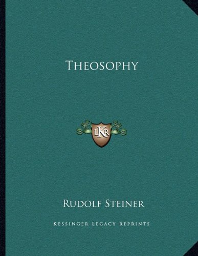 Amazon.com: Theosophy: 9781163057476: Steiner, Rudolf: Books