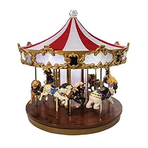 Amazon.com: Mr. Christmas Shimmering Grand Carousel Music Box with 30 ...
