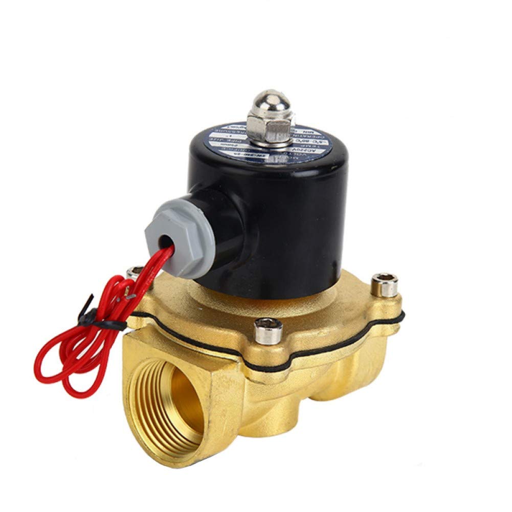 Beduan 1/2" Brass Electric Solenoid Valve Normally Closed Air, Water, Oil DC 12V: Amazon.com ...