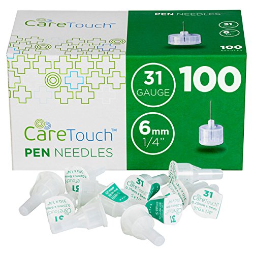 Care Touch - CTPN3114 Pen Needles 31 Gauge, 1/4 inches, 6mm (Pack of ...