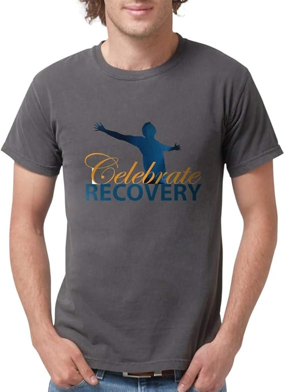 CafePress Celebrate Recovery Design T Shirt Mens Comfort Colors Shirt ...