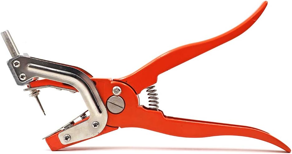 PROBEEALLYU Hydraulic Ear Tag Plier Stainless Steel Painless Ear ...
