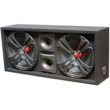 Amazon.com : Q Power Chuchero Dual Pre Loaded 10 Inch Speaker Sub Box ...