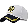LUOZZY Captain & First Mate Boating Baseball Cap Marine Sailor Navy ...