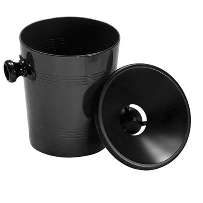 Mini / Individual Plastic Wine Spittoon - Black (With Funnel): Amazon ...