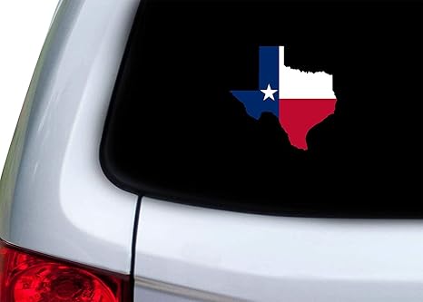 Texas Flag Sticker Car Decal Bumper Sticker Lone Star State Truck ...