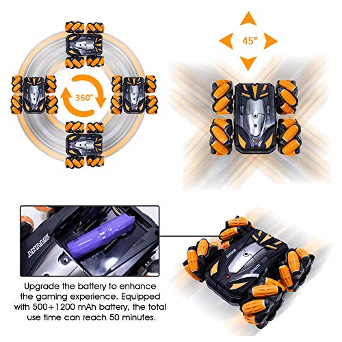 Rc Stunt Cars Remote Control Car - 360° Rotating Drift Stunt Car High ...