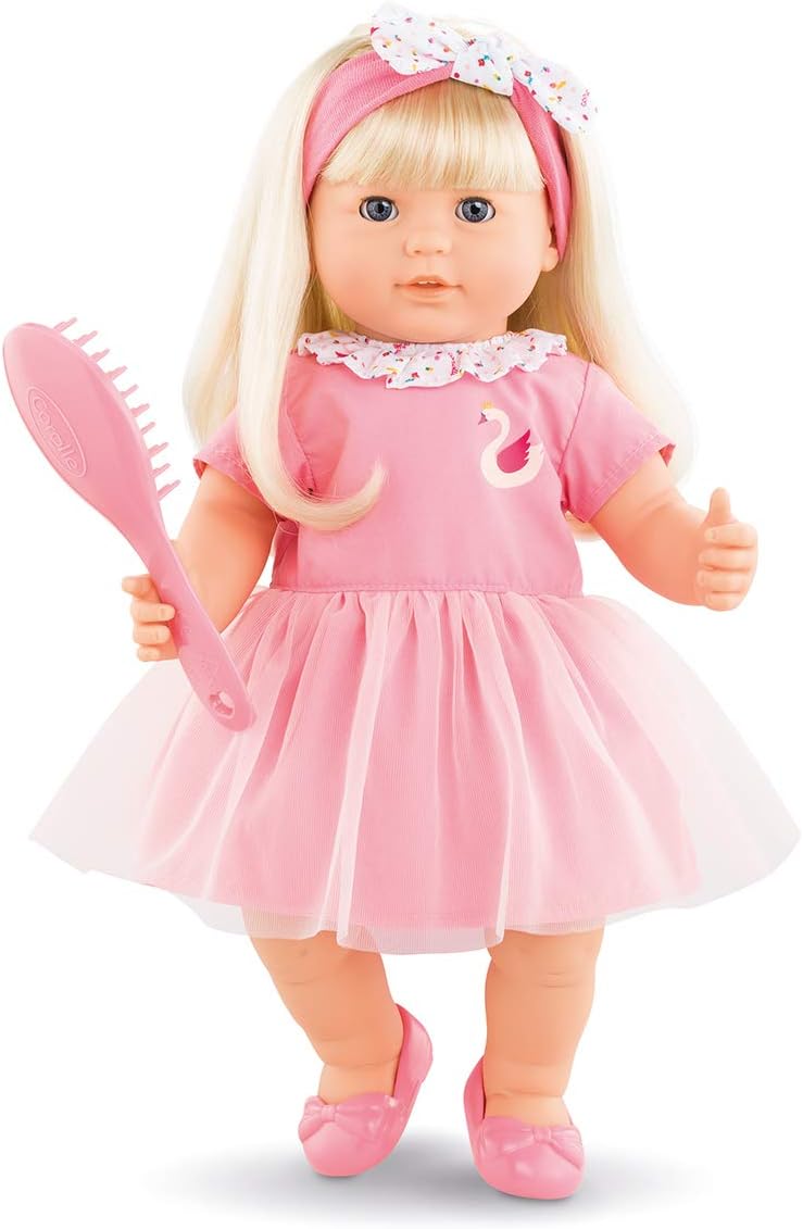 Corolle 9000130210 Blond Mon Grand Poupon Adele 36 cm / French Doll with Charm and Vanilla ...