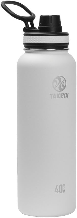 Takeya 50022 Thermoflask Insulated Stainless Steel Water Bottle, 40 oz ...
