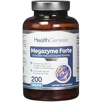 Amazon.com: Megazyme Forte 200 Tabs - Natural Plant Proteolytic Enzymes ...