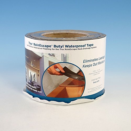 RainEscape Deck Drainage System 4 in. x 50 ft. Butyl Tape Roll ...