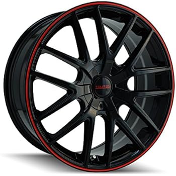 Amazon.com: Konig Lace Black Wheel with Machined Face (17x7"/5x110mm ...