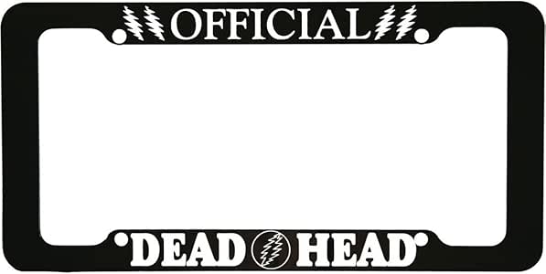 Amazon.com: Grateful Dead License Plate Frame: Dead Head: Automotive
