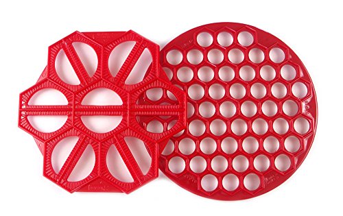 PierogiKing Traditional Pierogi And Dumpling Maker With Small Pierogi ...