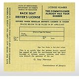 Amazon.com: Signs 4 Fun NBSID2 Back Seat Driver's License: Home & Kitchen