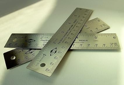 Amazon.com : Alvin Stainless Steel Cork Backed Ruler, 36-Inch (R590-36 ...