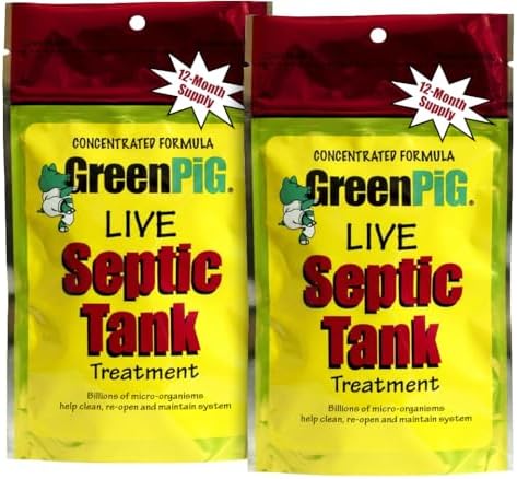Green Pig 53 Live Septic Tank Treatment 2-Year Supply Ultimate Solution ...