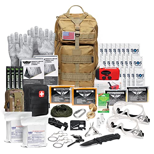 EVERLIT 72 Hours 3 Day Earthquake Emergency Kit Bugout Go Bag Emergency ...