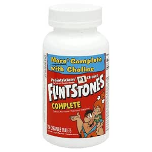 Amazon.com : Flintstones Complete Children's Chewable Vitamins, 150 ct ...