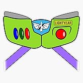 Amazon.com - Buzz Lightyear - Space Ranger - Logo Sticker Bumper ...