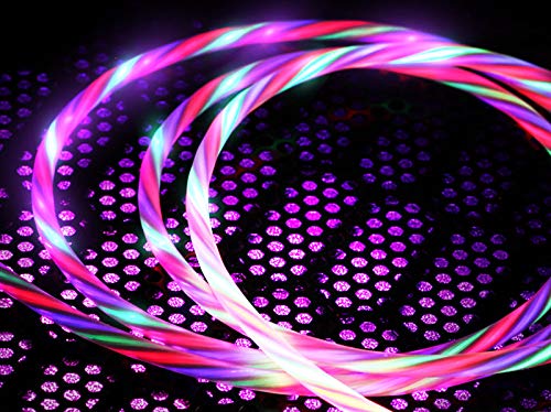 KORABA 6FT Micro USB Cable,LED Light up USB Charging Cord with Color ...