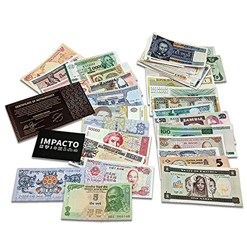 IMPACTO COLECCIONABLES World Currency Collection – 100 Uncirculated ...