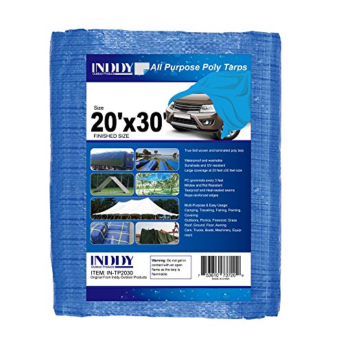 inddy-tarps-20-x-30-feet-blue-canvas-tarp-waterproof-poly-tarp-cover-5