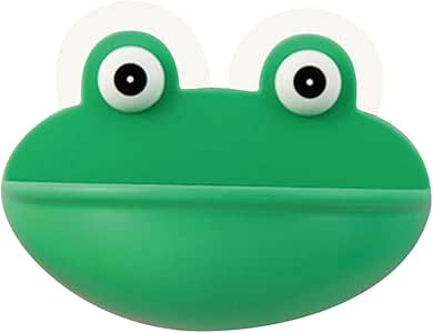 Amazon.com: Floralby Frog Suction Cup Soap Dish Holder Sponge Soap ...