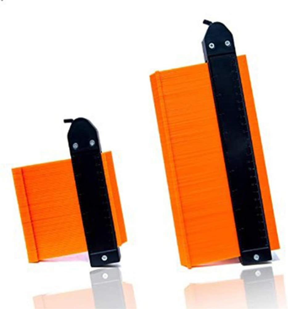 Contour Gauge Profile Tool with Lock, 5+10 Inch Plastic Contour Gauge ...