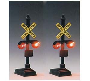 Amazon.com: Model Power HO Scale Railroad Crossing Signal w/Relay Box ...