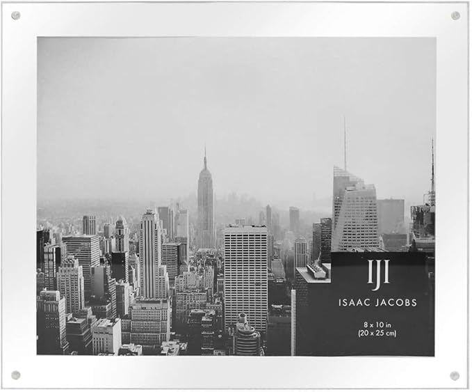 Amazon.com - Isaac Jacobs Wall Mountable Acrylic Picture Frame ...
